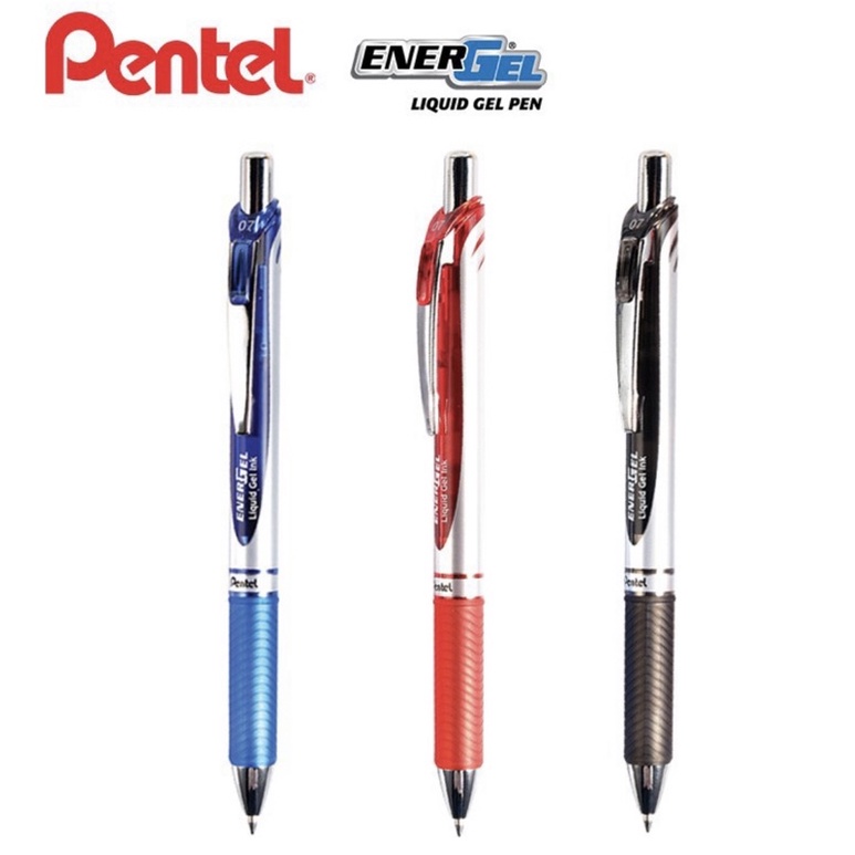 “Pentel” Energel ปากกาเจล 0.7mm BL-77 (หัวกด) | Shopee Thailand