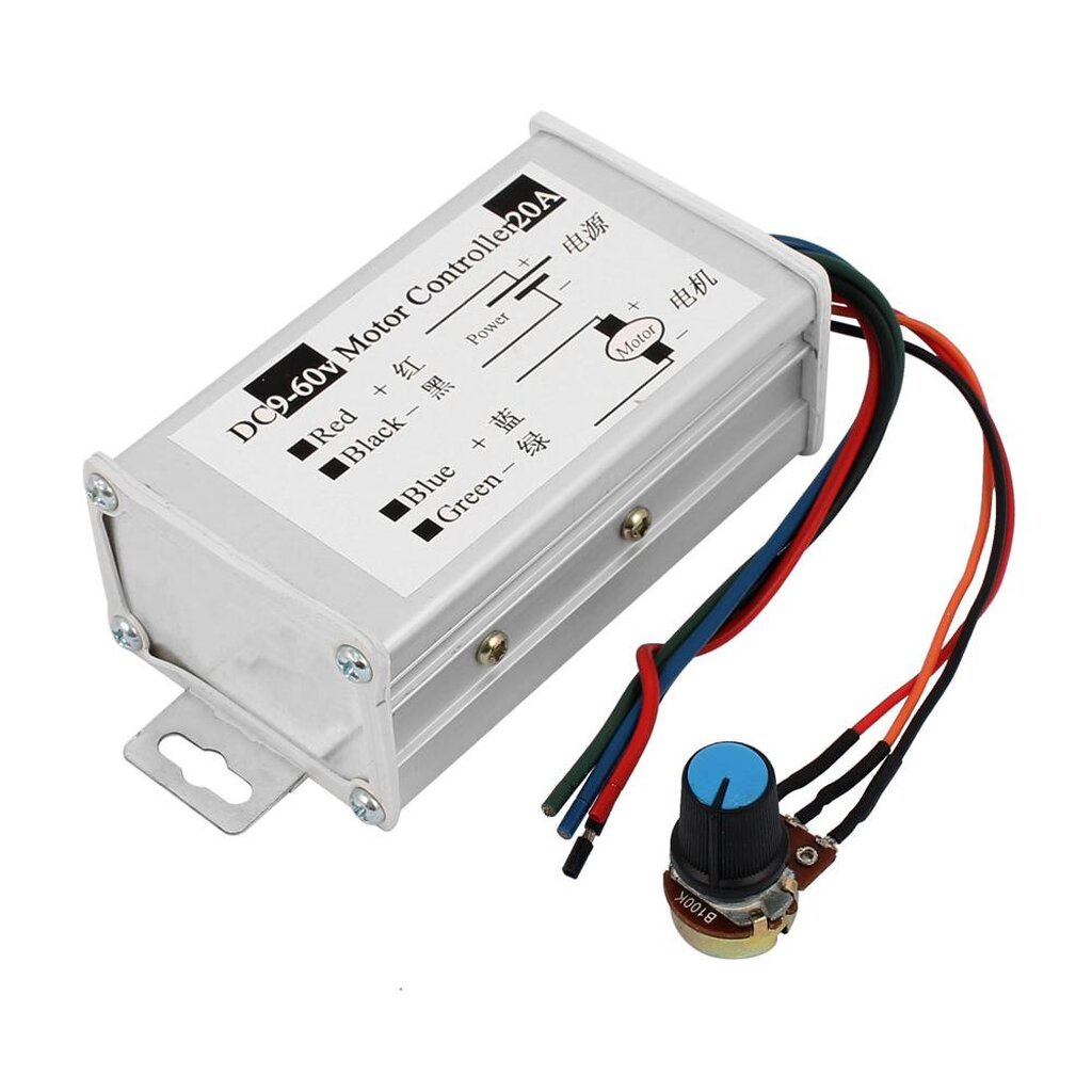 9-60V 20A PWM DC Motor Stepless Variable Speed Controller | Shopee Thailand