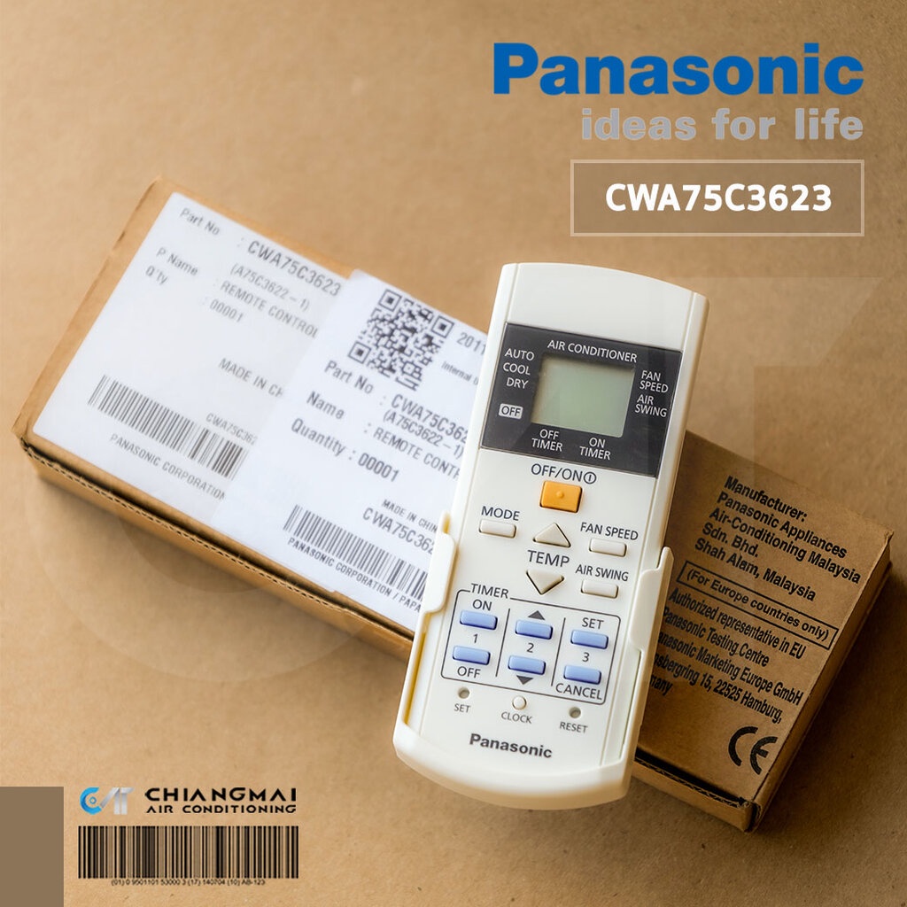 CWA75C3623 / ACXA75C16270 (ใช้แทน CWA75C4448) รีโมทแอร์ Panasonic รีโมท ...