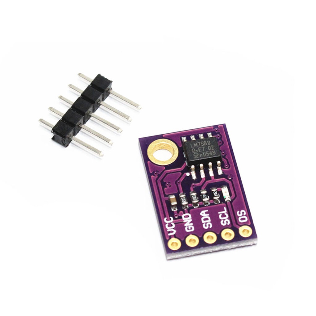 LM75 Temperature Sensor High Speed I2C LM75A เซนเซอร์วัดอุณหภูมิแบบ I2C ...
