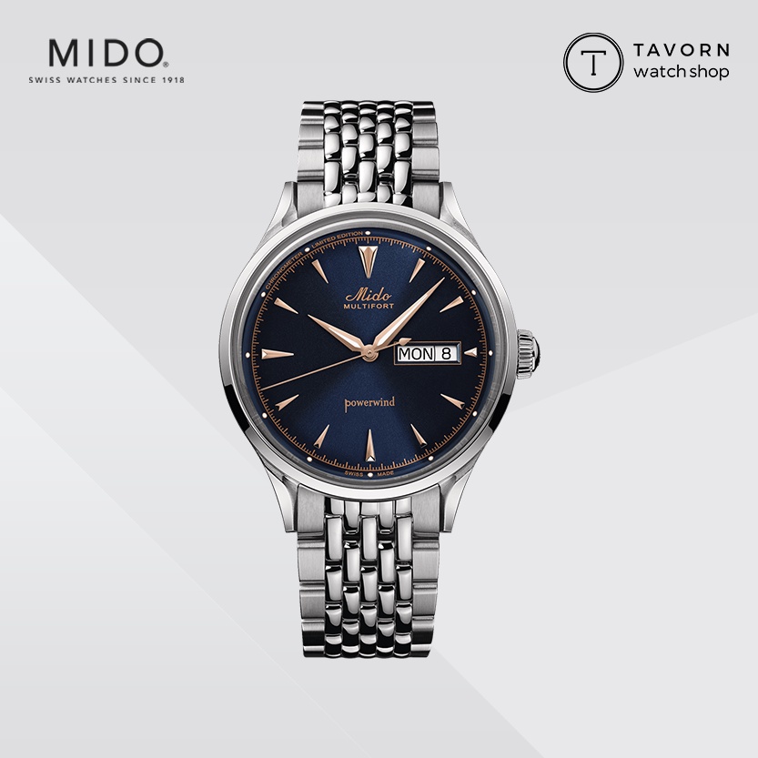 นาฬิกา MIDO Mutifort Powerwind Limited Edition รุ่น M040.408.11.041.00 ...