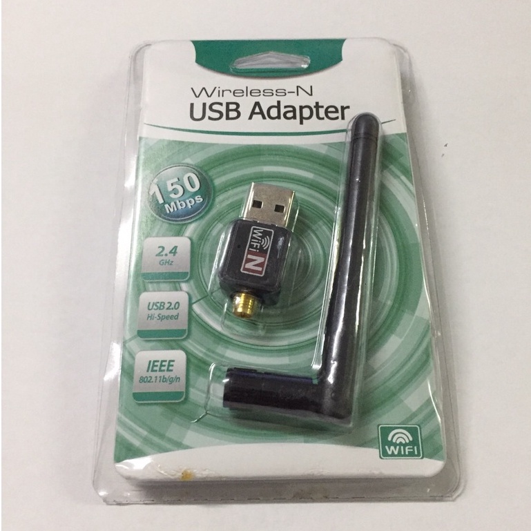 USB-Wifi 150mbps wireless-N usb adapter ตัวรับสัญญาณไวไฟ อินเตอร์เน็ต สำหรับคอมพิวเตอร์ PC ...