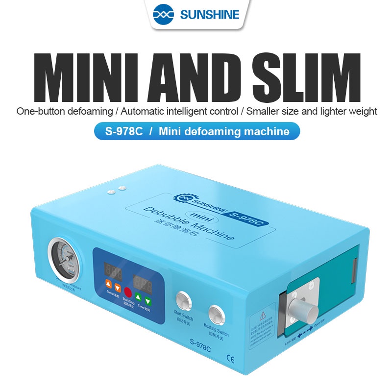 เครื่องไล่ฟองอากาศ DEFOAMING MACHINE SUNSHINE S-978C สําหรับไล่ฟองอากาศ ...