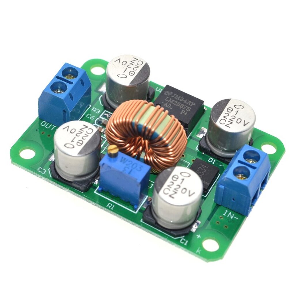 LM2587 DC-DC Boost Converter 5A 3-30V Step Up to 4-35V Module โมดูลแปลง ...