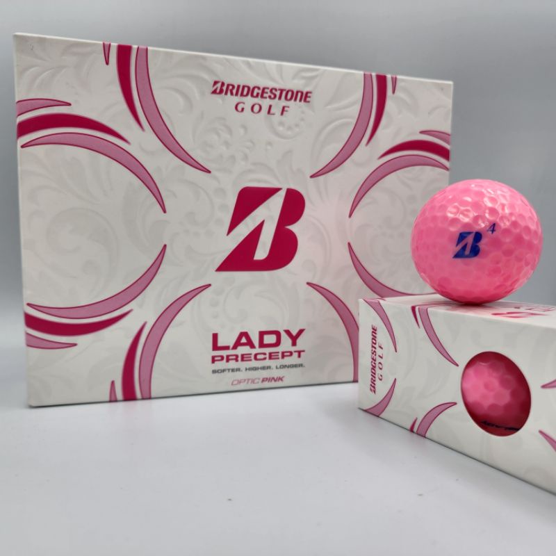 ลูกกอล์ฟbridgestone golf lady precept pink ลูกที่ตีง่ายที่สุดสำหรับสตรี ...