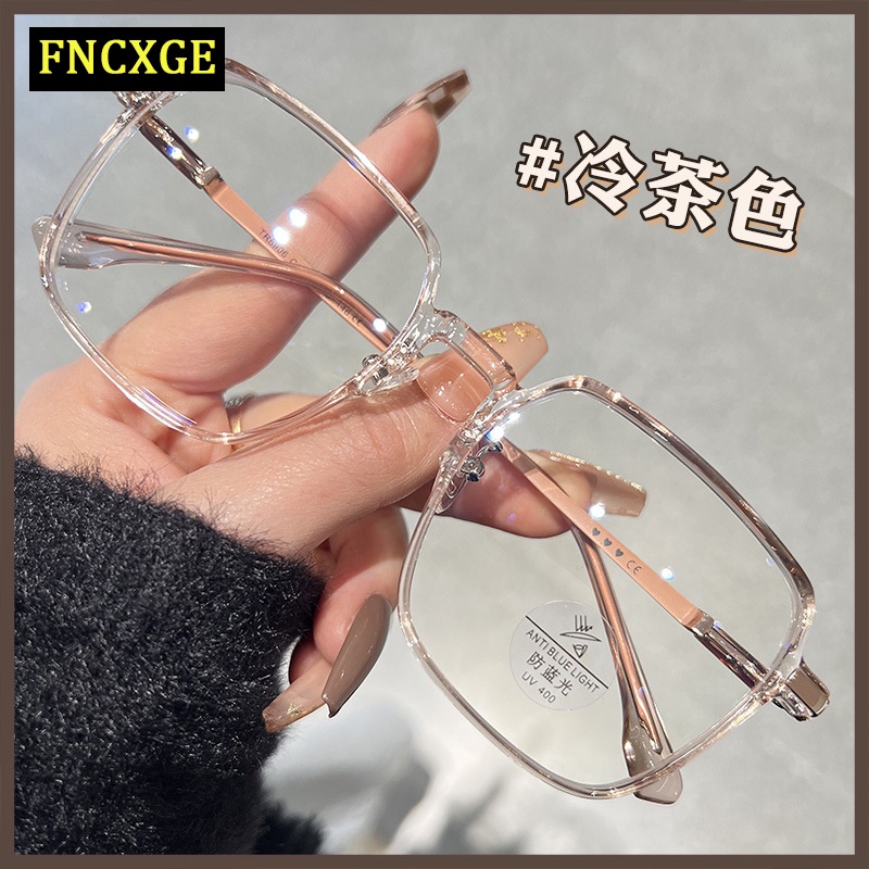 Fncxge แว่นสายตาสั้น กรอบสี่เหลี่ยม (0 ° ถึง - 400 °) Tr90 กรอบแฟชั่น สําหรับผู้ชายและผู้หญิง ...