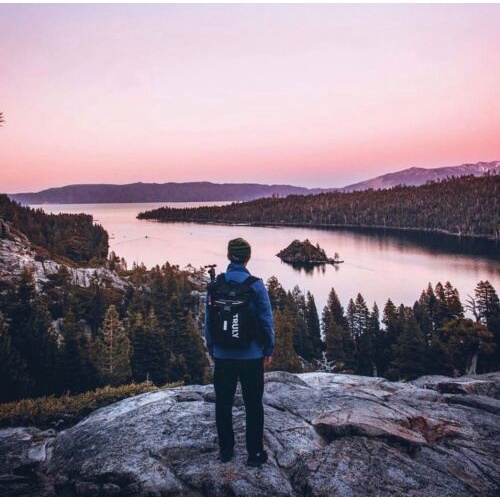 TRULY แบกสีดำ กระเป๋าเป้ BACKPACK REFLECTIVE BAG | Shopee Thailand