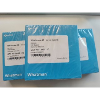 กระดาษกรอง Whatman เบอร์40 dia 110mm. | Shopee Thailand