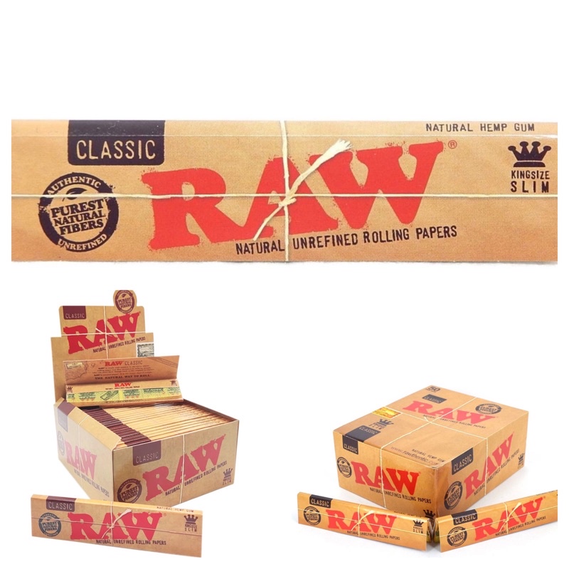 กระดาษโรล Raw King Size 32 แผ่น 110mm | Shopee Thailand