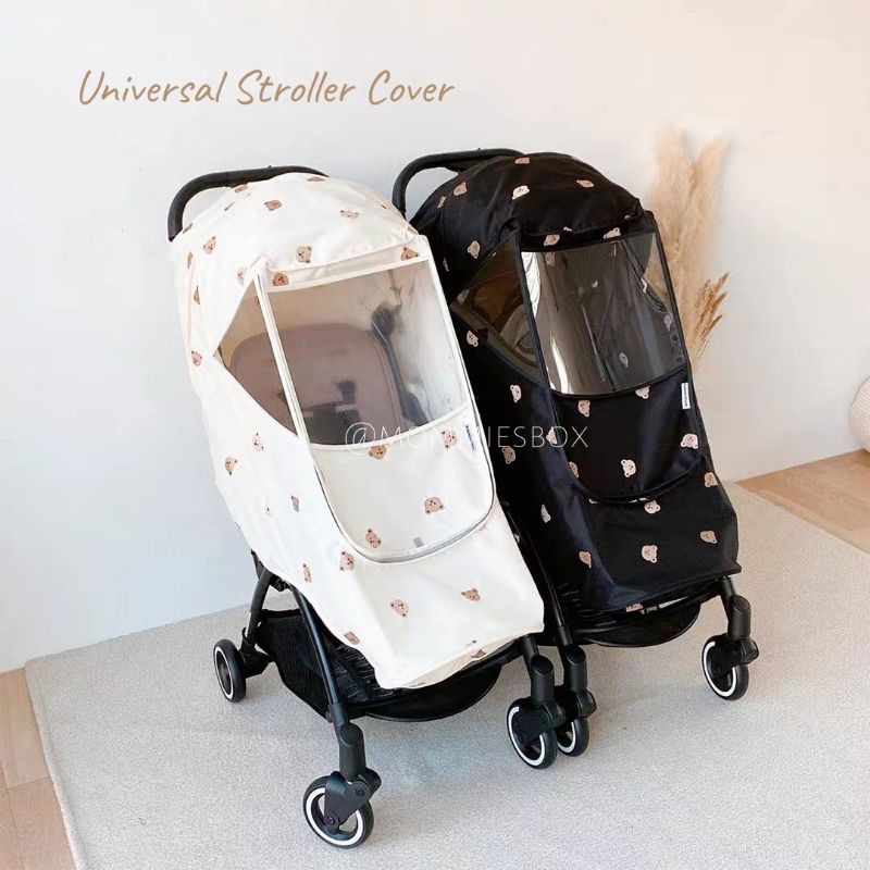 เซ็ทคลุมรถเข็น Universal Stroller Cover พร้อมฟังก์ชั่นจัดเต็ม กันเชื้อ ...