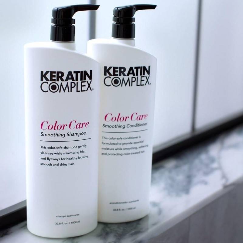Keratin Complex Color Care Smoothing Shampoo / Conditioner 1000ml แชมพู ...