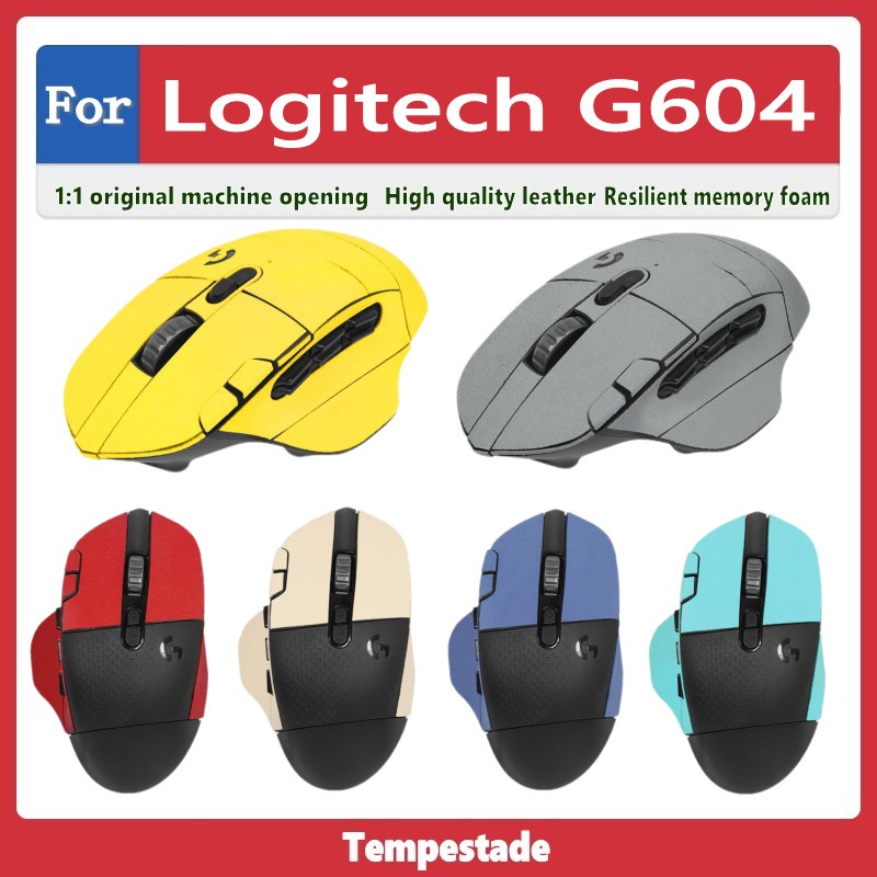 สติกเกอร์หนังนิ่ม กันลื่น กันเหงื่อ เนื้อแมตต์ สําหรับ Logitech G604 ...