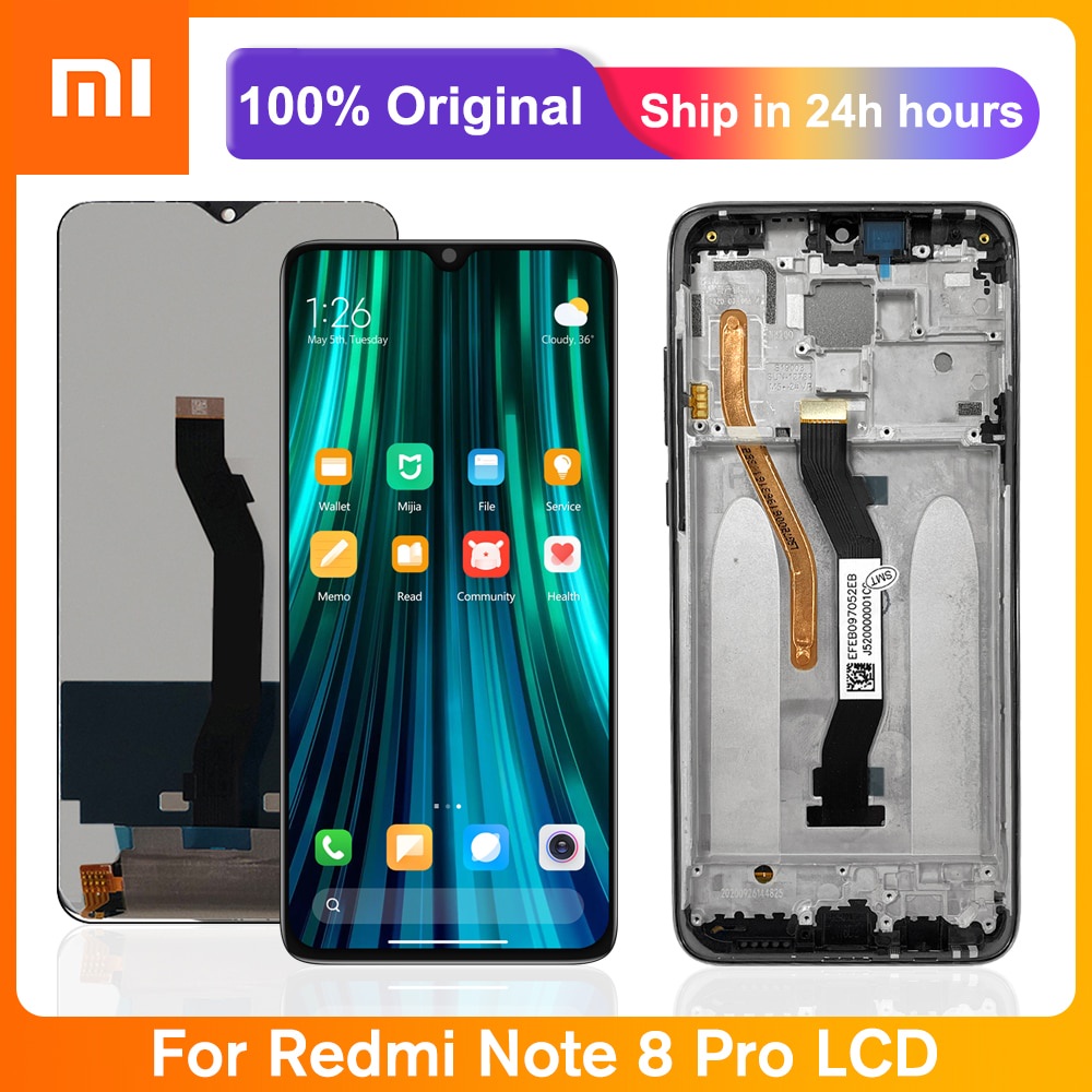 หน้าจอแสดงผล Lcd ดิจิไทเซอร์ 100% สําหรับ Redmi Note 8 Pro 6.53 นิ้ว Redmi Note8 Pro | Shopee ...