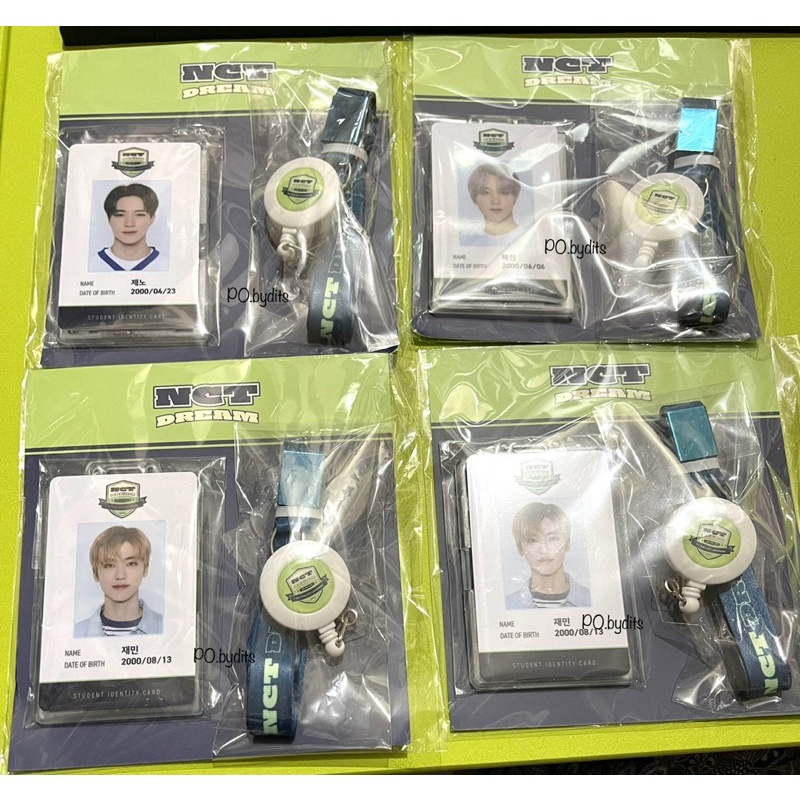 Nct DREAM STUDENT ID CARD + LANYARD SET NCT DREAM VIBE EXHIBITION ...