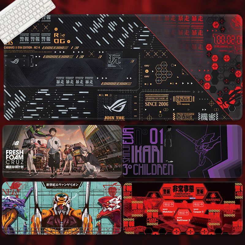 EVA Mouse pad EVANGELION 01 New Asuka Langley Soryu Keyboard pad ...