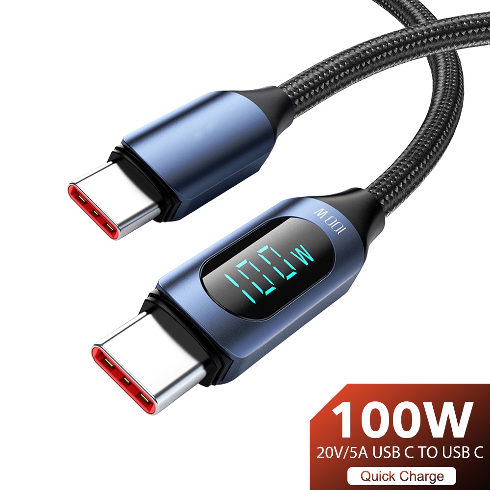 สายชาร์จ USB C เป็น USB Type C 100W 6A Type-C 2 เมตร ชาร์จเร็ว สําหรับ Samsung | Shopee Thailand