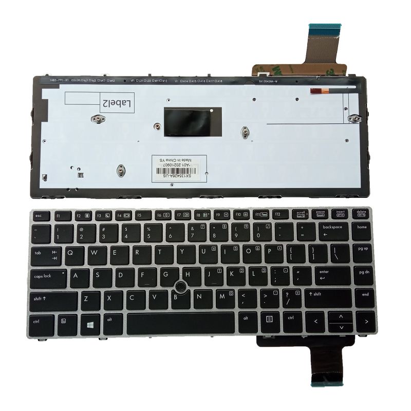 Us KEYBOARD สําหรับ HP EliteBook สําหรับ Folio 9470M 9470 9480 9480M ...