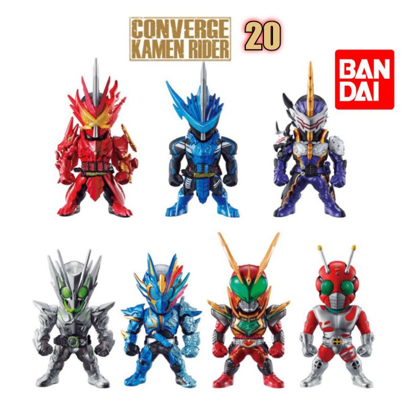 Converge Kamen Rider 20 Bandai / Candy Toys Zero one, ZX, Charis, Saber ...