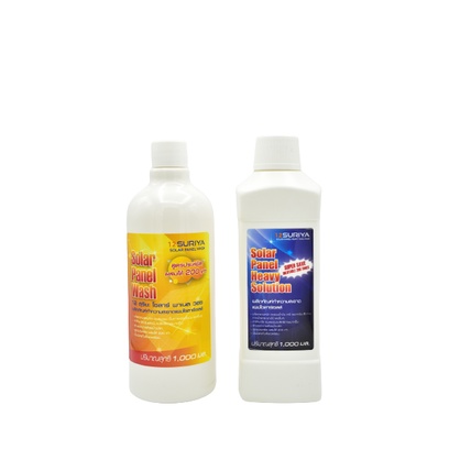 12SURIYA SOLAR PANEL WASH & HEAVY SOLUTIONS 1000 mL. (COMBINATION ...