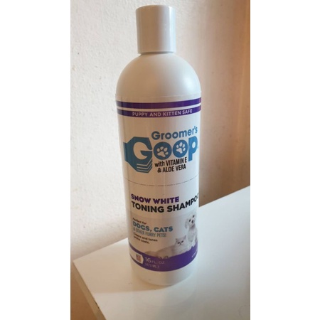 Groomer's GOOP Snow White Toning Shampoo 473 ml. | Shopee Thailand