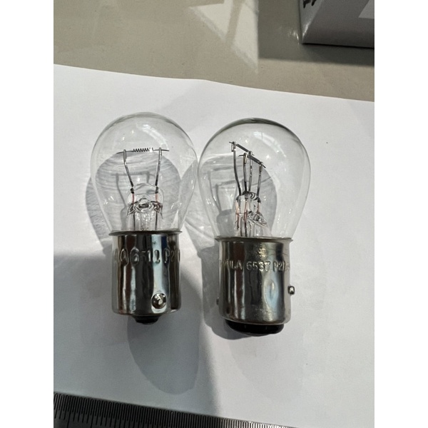 *ขั้นต่ำ2หลอด* หลอดไฟ หลอกไฟรถ บรรทุก ขั้วเขี้ยว 2 ไส้ 24v p21/5w หรือ ...
