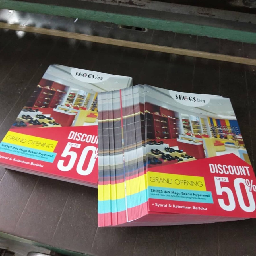 Print A5 Art Paper Brochures Full Color 2 ด้าน / Flyer - Custom ...
