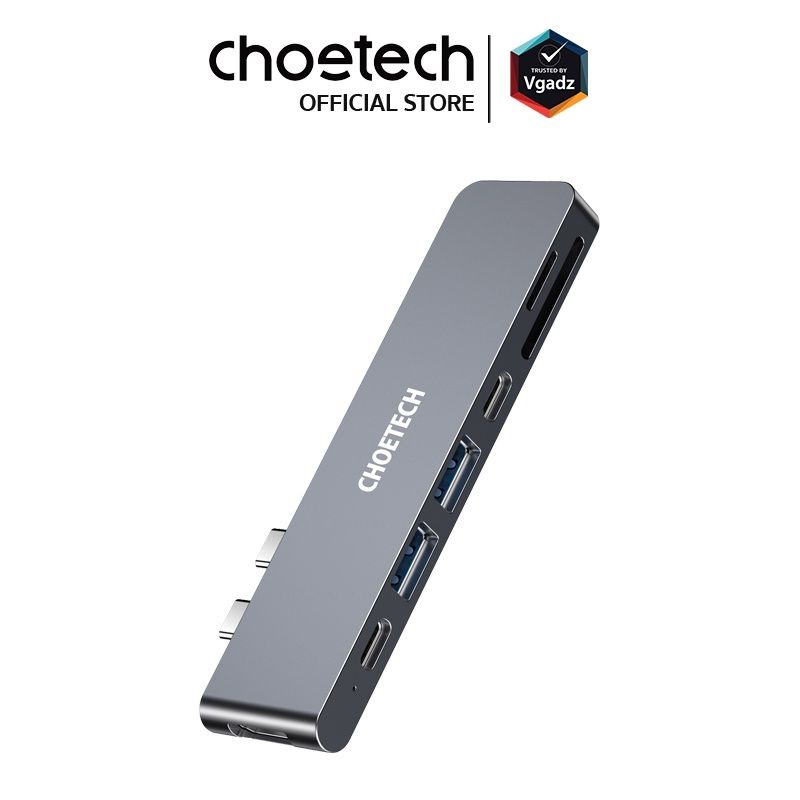 Choetech รุ่น 7-In-2 USB-C Multiport Adapter Hub (M14) อุปกรณ์เชื่อมต่อ ...