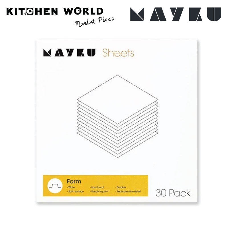 Mayku Clear Sheets 1.0mm. 1กล่อง30ชิ้น / แผ่นพลาสติกสำหรับเครื่อง Mayku ...