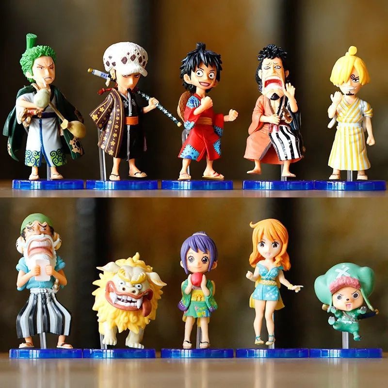 Chibi Onepiece Model Luffy, Sanji,Nami, Hopper,Zoro,Usoupp, Robin ...