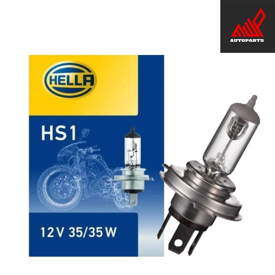 Hella HS1 12v35w (Standard) หลอดไฟหน้ารถจักรยานยนต์ (แสงเหลือง ...