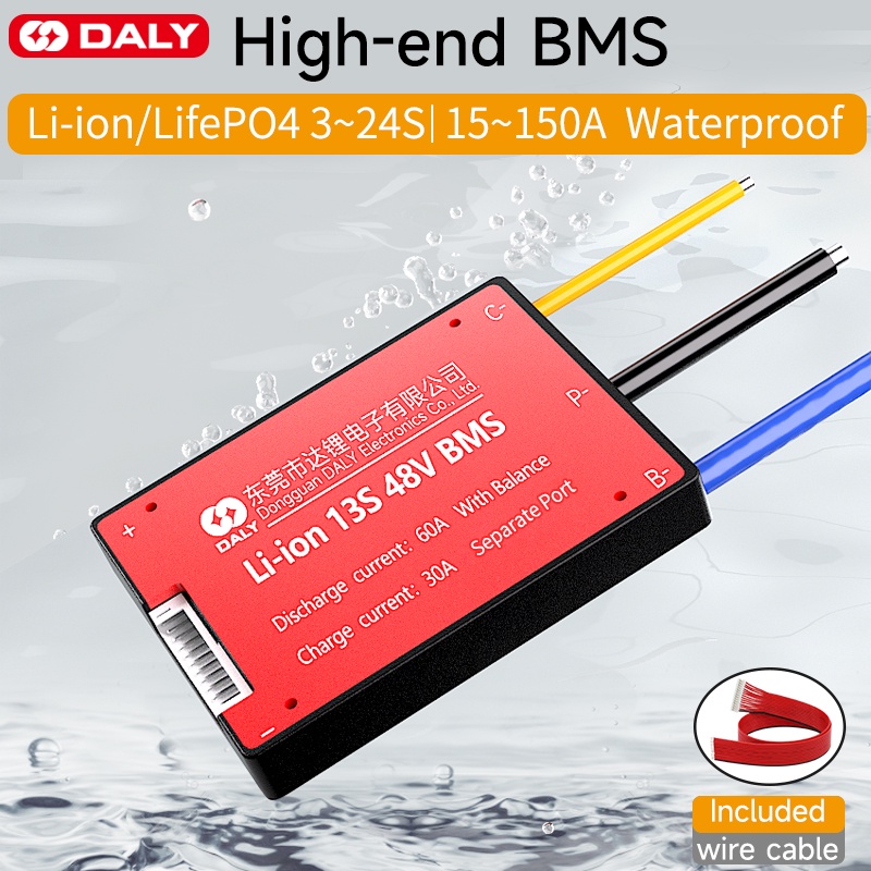 Daly bms balance board Li-ion LiFePO4 BMS 3S 4S 5S 6S 7S 10S 12S 13S 14S 15S 16S 20S 24S 12V 24v ...