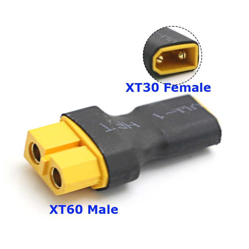 อะแดปเตอร์เชื่อมต่อแบตเตอรี่ XT60 เป็น XT90 EC5 EC3 TRX T Deans XT30U ตัวผู้ ตัวเมีย 4.0 มม. 1 ...