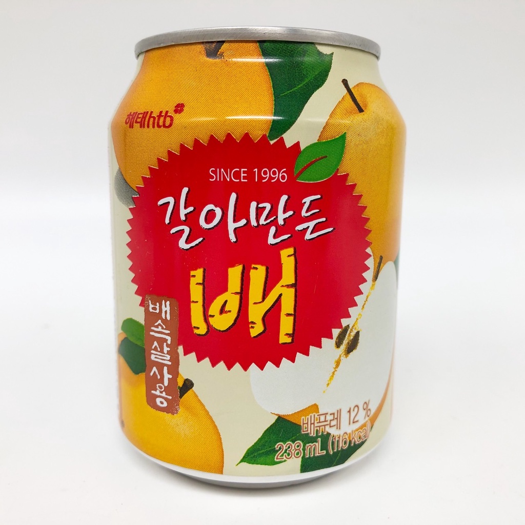 🍹 น้ำแพร์กระป๋อง 🍹 น้ำแพร์เกาหลี Crushed PEAR JUICE 238ml น้ำลูกแพร์เกาหลี 갈아만든 배 น้ำผลไม้เกาหลี ...
