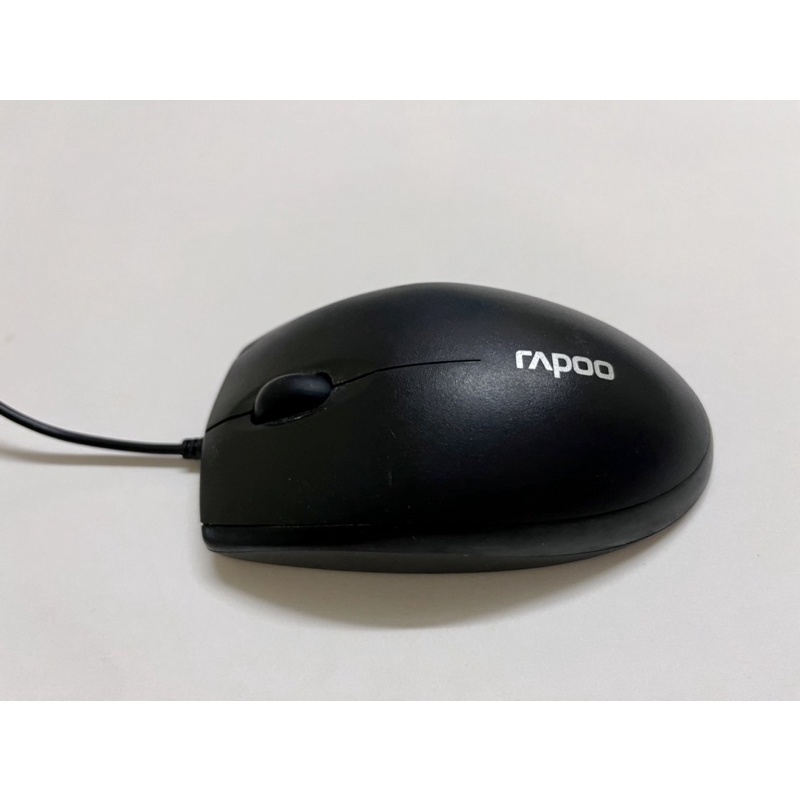 เมาส์มีสาย USB MOUSE RAPOO (N1700) BLACK model คุณภาพดีมาก | Shopee ...