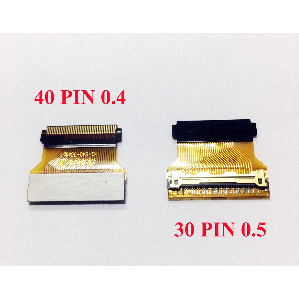 adapter LED 30 pin 0.5 to 40 pin 0.4 socket notebook LCD screen line ...