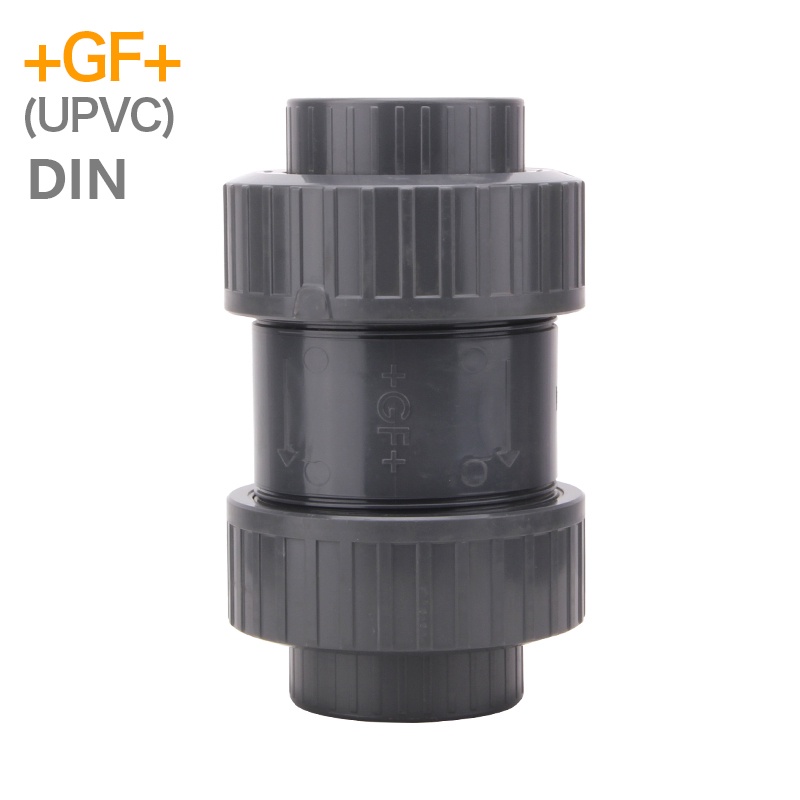 SwissGF imported 63mm UPVC True Union Check Valve Plastic Non Return ...