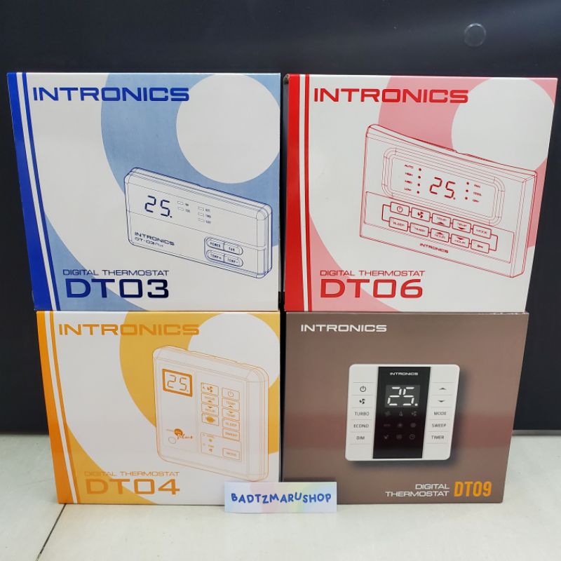 รูมคอนโทรลแอร์ รีโมทแอร์ INTRONICS DT03 DT04 DT06 DT09 แอร์บ้าน ไฟ 220V | Shopee Thailand