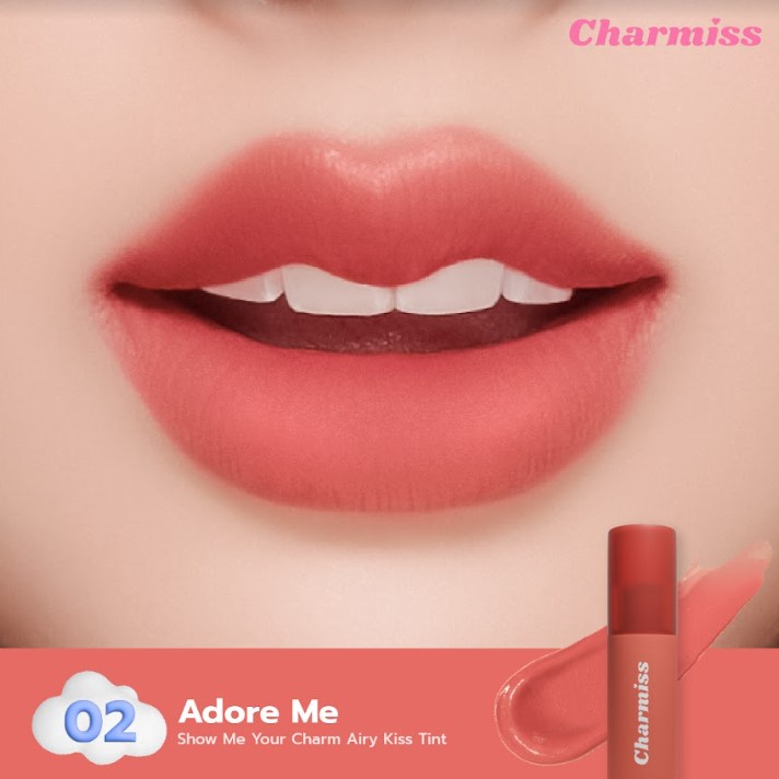 Charmiss-Show Me Your Charm Airy Kiss Tint ลิปแมทท์ ปกปิดรอยคล้ำ | Shopee Thailand