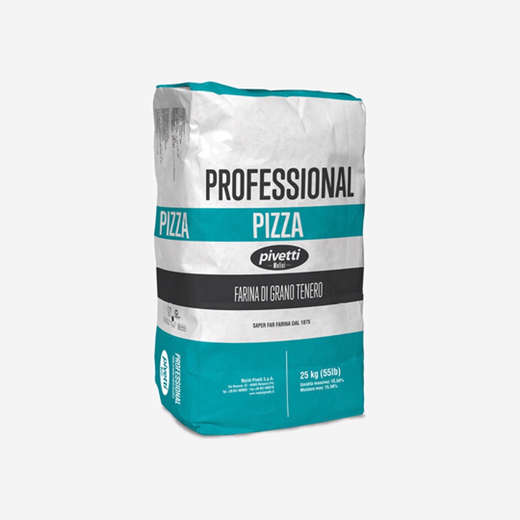 แป้งพิซซ่า Pivetti Professional Pizza Azzura Type 00 Flour กระสอบ 25 KG ...