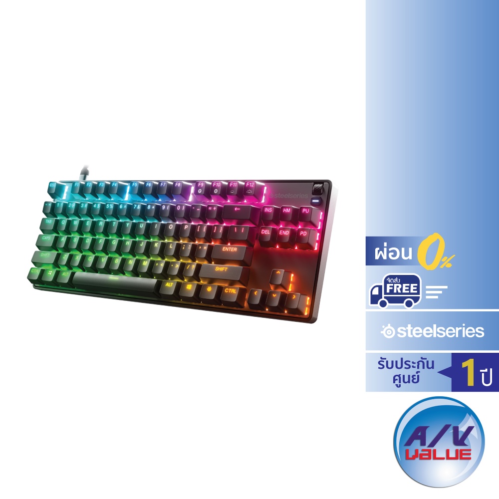 SteelSeries Apex 9 TKL - Gaming keyboard with optical swappable switches ** ผ่อน 0% ** | Shopee ...