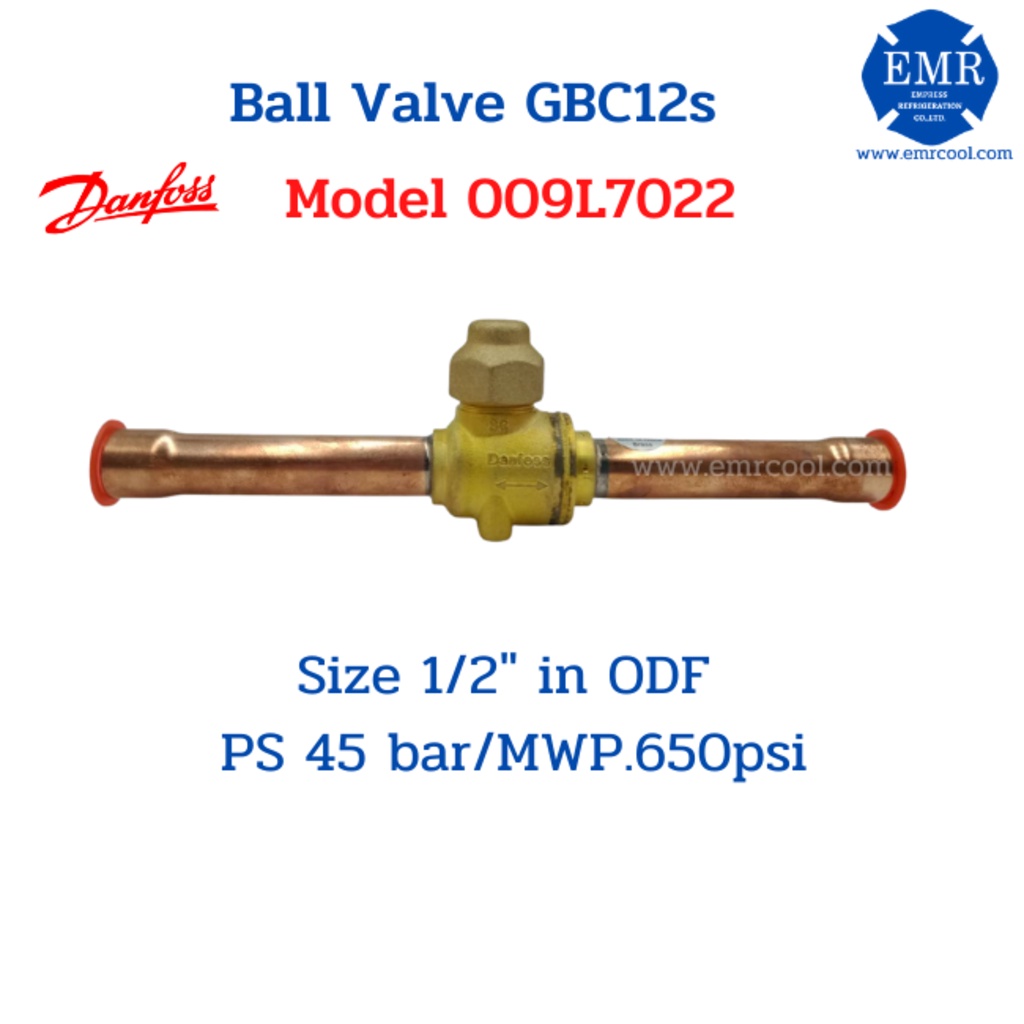 DANFOSS DANFOSS Shut-off ball valve GBC 12 S, 1/2 (009L7022) | Shopee ...