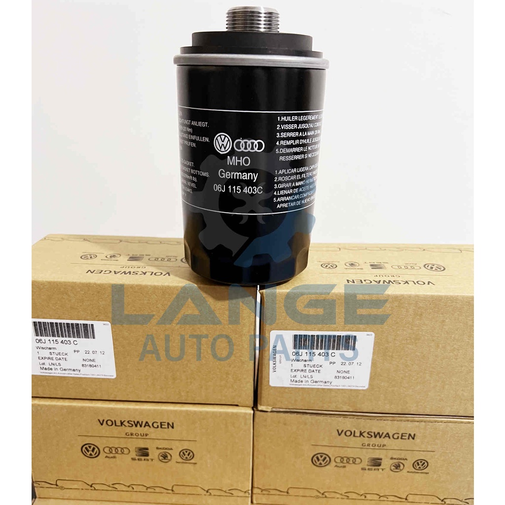 VW AUDI SKODA PASSAT GOLF Scirocco TIGUAN AUDI A3 A4 A5 Q3 Q5 กรองน้ำมันเครื่องโฟล์คสวาเก้น ...