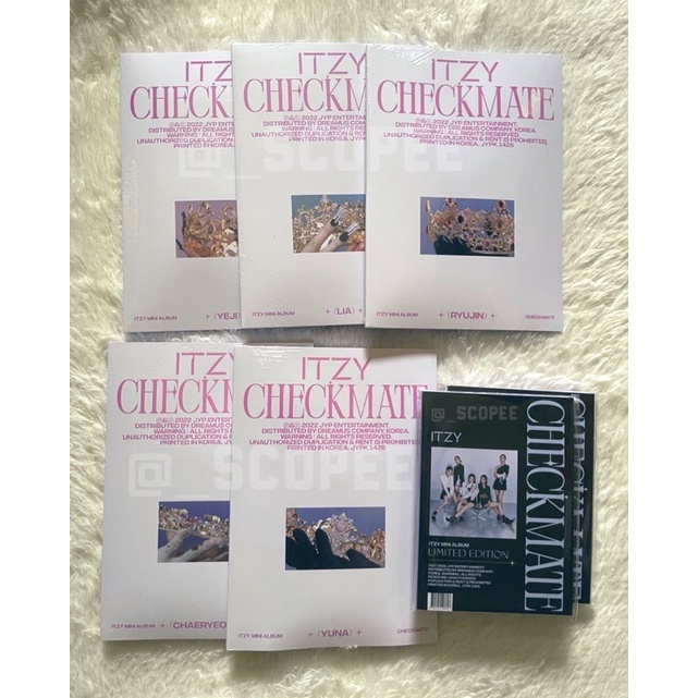 พร้อมส่ง อัลบั้ม CHECKMATE (Limited Edition & Standard version) - ITZY ...