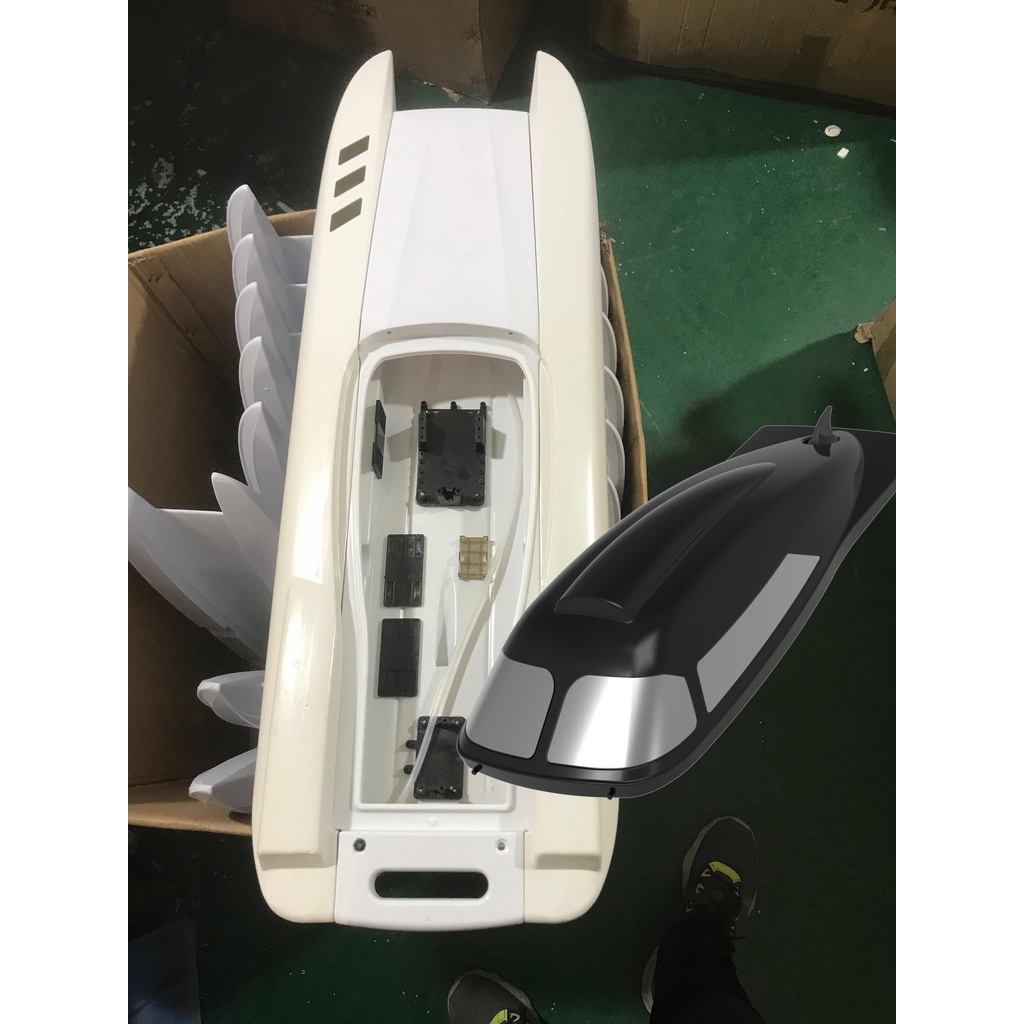 Volantex RC Boat Parts Plastic Boat Body Shell Without Decals Hull ...