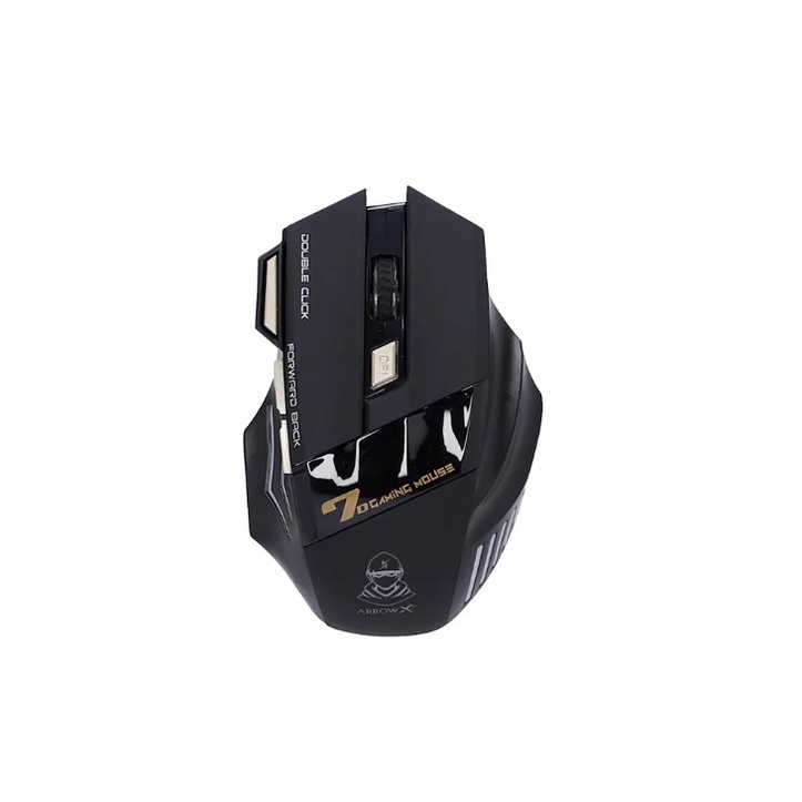 ARROW-X WIRELESS MOUSE (เมาส์ไร้สาย) YDK-GW-X7 WIRELESS BLACK | Shopee ...