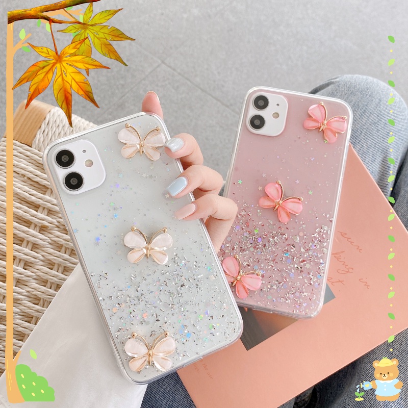 เคสโทรศัพท์มือถือแบบนิ่ม ใส กันกระแทก แต่งโบว์ สําหรับ OPPO CPH2385 ...