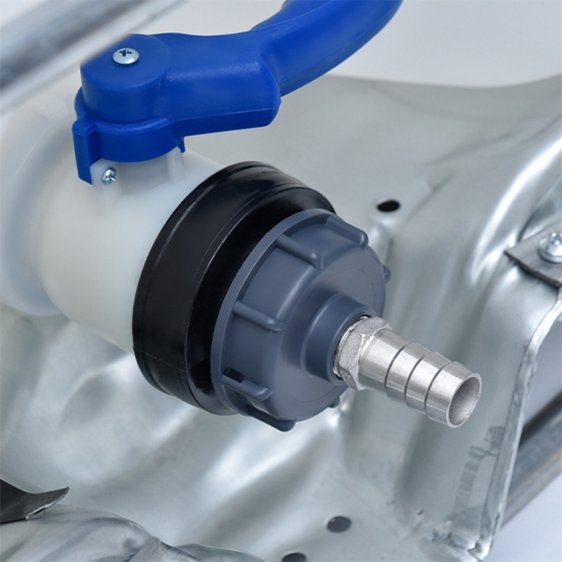 Plastic DN40 Butterfly Valve for IBC Tank Container 1000L Switch IBC ...