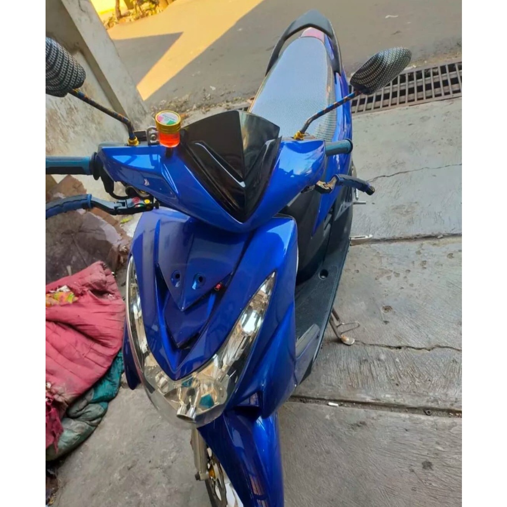 Visor mio Soul คาร์บูเรเตอร์ mio Soul mx วัสดุสีดําหนาพร้อมกาวเทปคู่ 3 ...