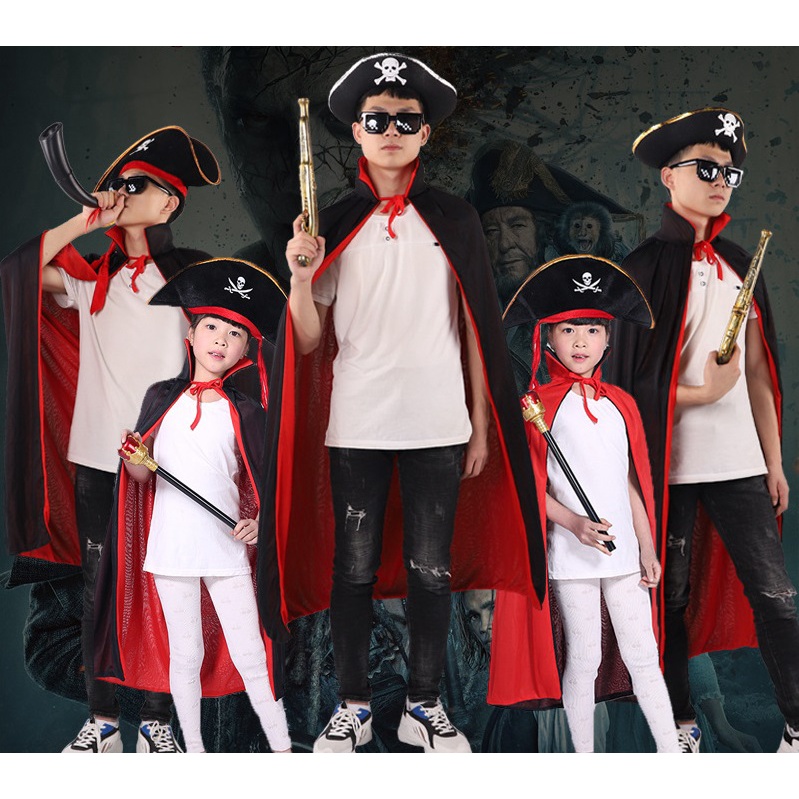 ชุดเซทโจรสลัดและผ้าคลุมแวมพ์ไพร์ สำหรับงานแฟนซีและฮาโลวีน (มี2แบบ) รุ่น MM008-MM009 | Shopee ...