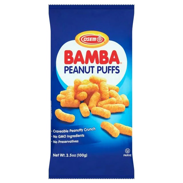Bamba - Peanut Puff Snack Osem 100 gr - แบมบา พีนัต สแนค ขนมอบกรอบรส ...